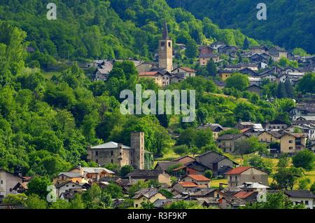 Saint-Marcel Castello 03 Stock Photo - Alamy