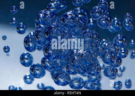 BLUE LUMINOUS BALLS Stock Photo - Alamy