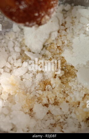 Dry Caramelization. Melting Sugar in Pan. Making Golden Syrup Series ...