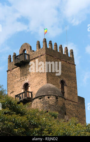 Fasilides' Castle in fortress-city of Fasil Ghebbi founded by Emperor ...