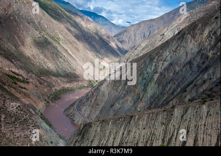 Deqin county, yunnan province, 214 national highway Stock Photo - Alamy