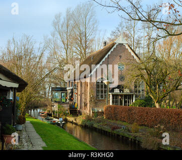 The Netherlands, thatched house Stock Photo - Alamy
