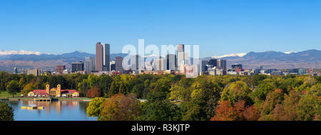 Downtown Denver Panorama Stock Photo - Alamy