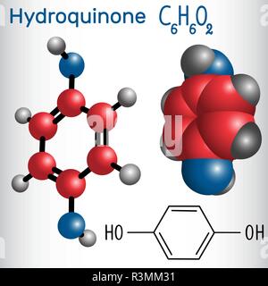 Phenol. Molecular model of the aromatic organic compound phenol (C6.H6 ...