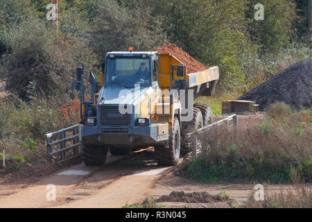 A Komatsu HM300 Articulated dump truck on the FARRRs link road ...