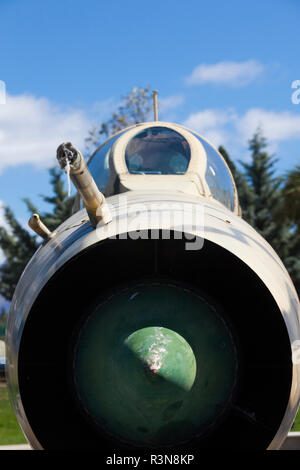 Polish Air Force MiG-21 with registration 1809, a Soviet-era fighter ...