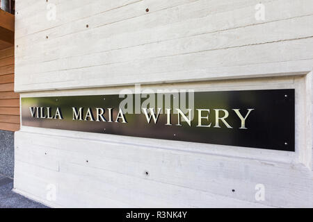 Villa Maria Winery, Auckland, North Island, New Zealand. Showing the ...