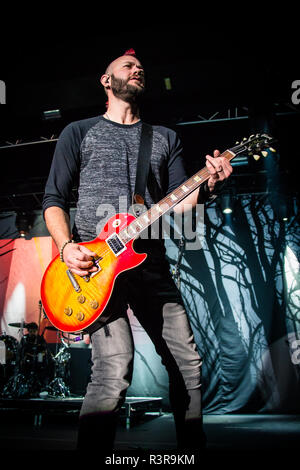 Guitarist Chet Roberts from 3 doors down performing live at Manchester ...