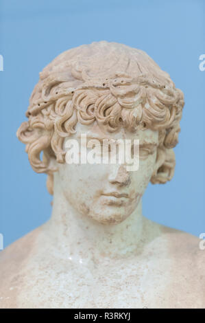 Greece Delphi museum statue Antinoos Europe mainland sight art culture ...