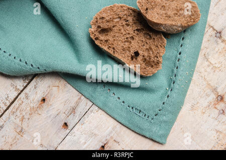 Malt loaf bread slices on table Stock Photo - Alamy