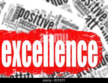 Excellence word cloud Stock Photo: 227865929 - Alamy