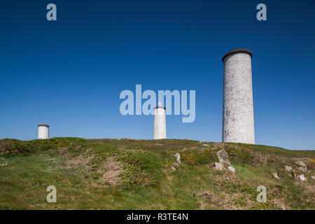 Ireland, County Waterford, Tramore, Metal Man, 1819 navigational marker ...