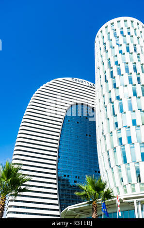 The 5 star modern Marriott hotel , Batumi, Adjaria, Georgia Stock Photo ...