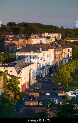 Ireland, County Fingal, Howth, elevated town view, dawn Stock Photo - Alamy