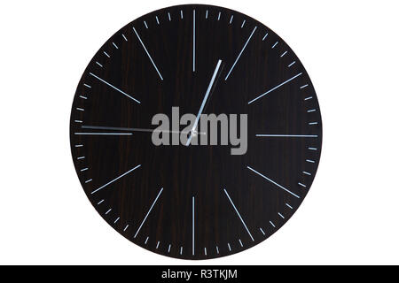 Clock without numbers isolated on white background Stock Photo - Alamy