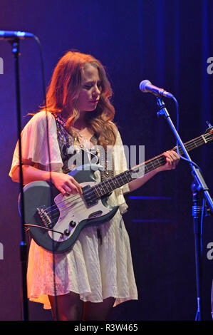 The Lone Bellow band playing at Mareel in the Shetland Isles Scotland ...