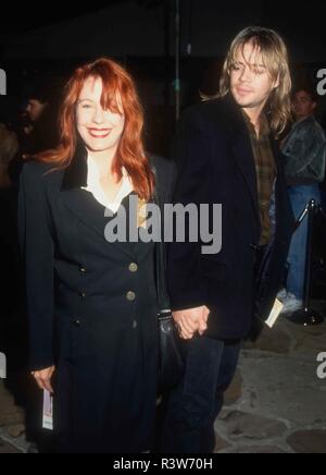WESTWOOD, CA - FEBRUARY 22: Pamela Des Barres and musician Jimmy Thrill ...