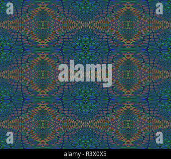 Mosaic geometric dark brown seamless texture pattern. Trendy ...