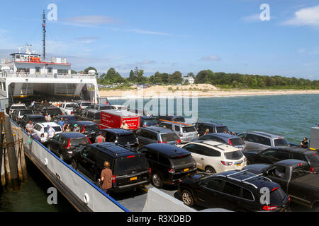 The Cross Sound Ferry, Orient Point, New York, beginning the trip to ...