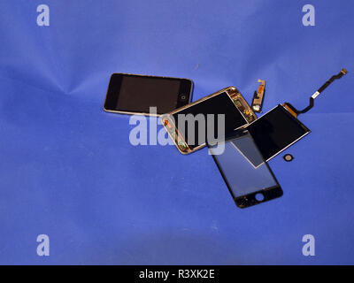 Broken Technology. Ready to to be recycled old and obsolete broken ...