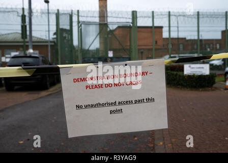 Kidlington, Oxford, UK. 24th November 2018. Campsfield House ...