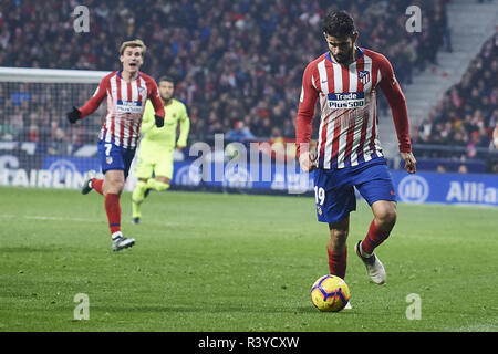 Madrid, Spain. 24th Nov, 2018. Arthur (midfielder; Barcelona), Diego ...