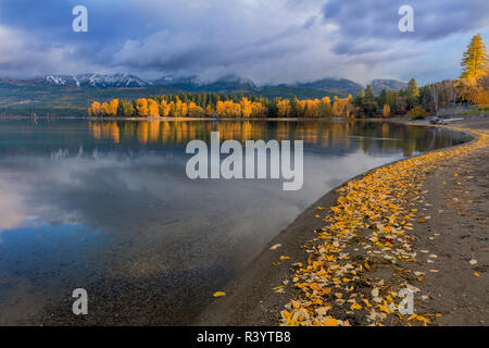 Whitefish Lake City beach in Montana Stock Photo - Alamy