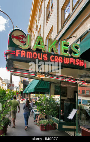 Jakes Famous Crawfish Restaurant, Portland Oregon Stock Photo - Alamy
