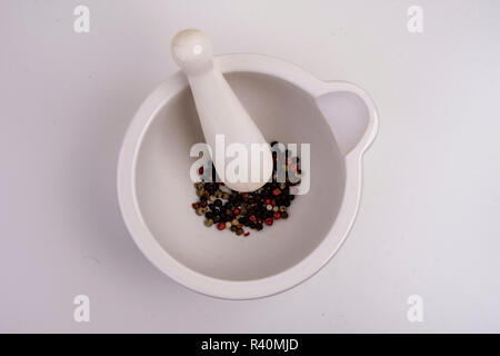 colorful pepper in a masher Stock Photo - Alamy