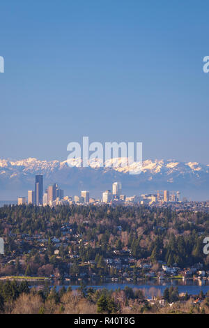 Olympic Mountains from Blue Mountain, Olympic National Park, Washington ...