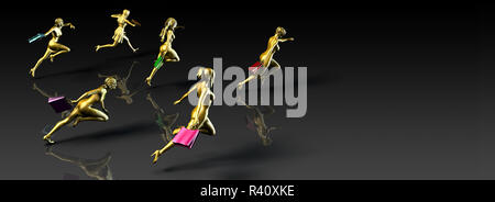 Crowd of People Running to a Sale Stock Photo - Alamy