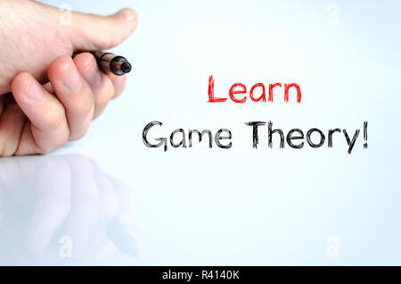 Learn game theory text concept Stock Photo - Alamy