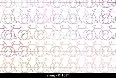 Outline of bicycle illustrations background abstract, hand drawn ...