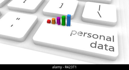Personal Data as a Fast and Easy Website Concept Stock Photo - Alamy