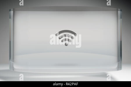 futuristic crystal display tools on top Stock Photo - Alamy