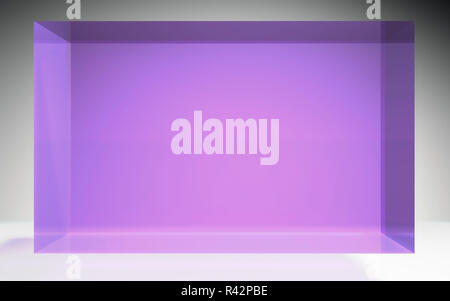 futuristic cube crystal display panel transparency Stock Photo - Alamy