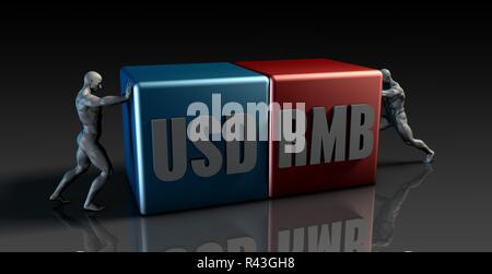 RMB USD Currency Pair Stock Photo - Alamy