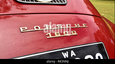 Porsche 356 name plate Stock Photo - Alamy