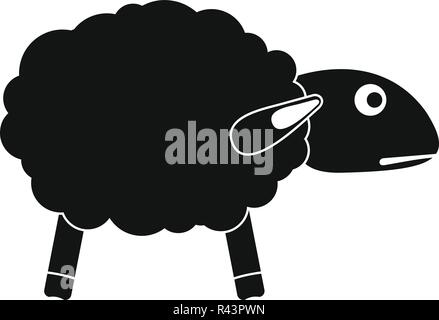 cute female sheep childish character vector illustration design Stock ...