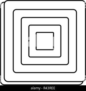 Choco cake icon. Outline illustration of choco cake vector icon for web ...