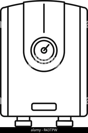 water geyser icon vector outline symbol illustration Stock Vector Image ...