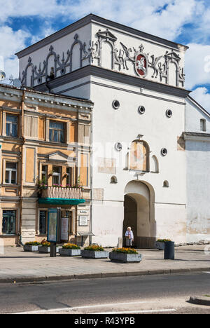 Lithuania, Vilnius, Ausros Vartai, Gate of Dawn with shrine Stock Photo ...