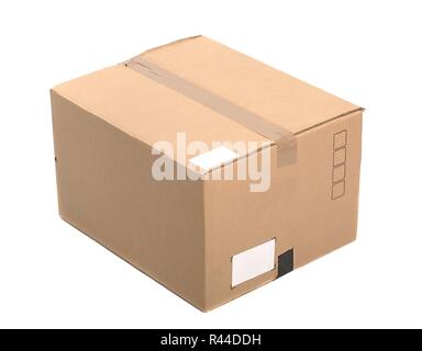 Unopened Cardboard Box Stock Photo - Alamy
