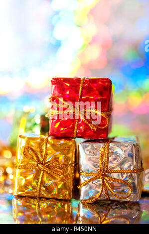 colorful gift packages, new year, Valentine's day Stock Photo - Alamy