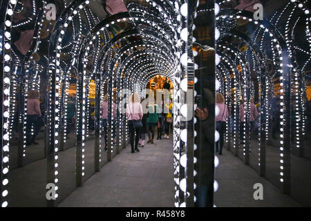 Lights and mirrors in the passage to Conduit Court in Covent Garden ...