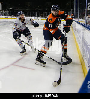 Jacksonville Icemen forward Cameron Critchlow (23) during warm-ups ...