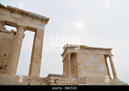 Temple of Nike Apteros at Athens Stock Photo: 24000808 - Alamy