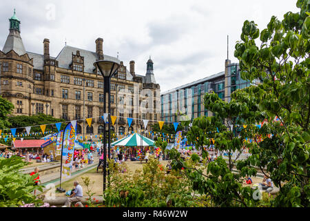 Sheffield by the Seaside 2015, Peace Gardens, Sheffield, England ...
