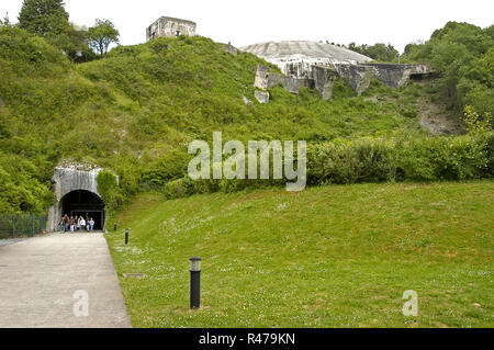 The entrance to La Coupole V2 rocket launch site at Helfault near St ...
