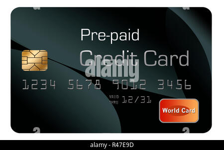 Here is a pre-paid credit card used to improve credit score Stock Photo ...